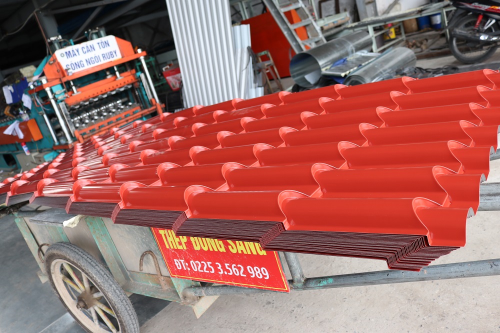 Tôn Sóng Gói Ruby tại hải phòng